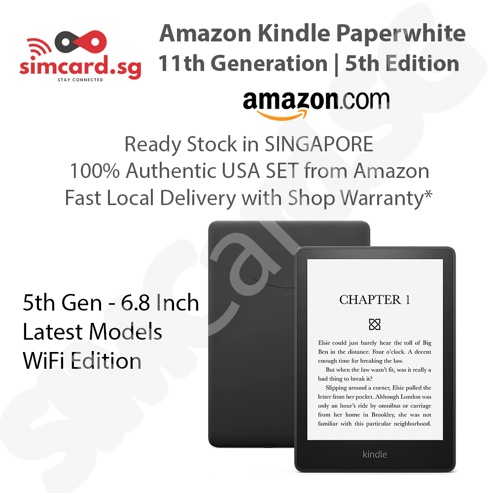 Amazon Kindle Paperwhite Latest Generation (Singapore) – SIMCard.SG