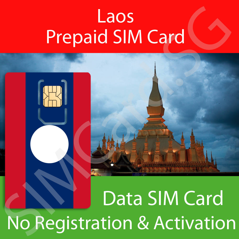 Laos Prepaid Travel SIM Card for Tourist – SIMCard.SG