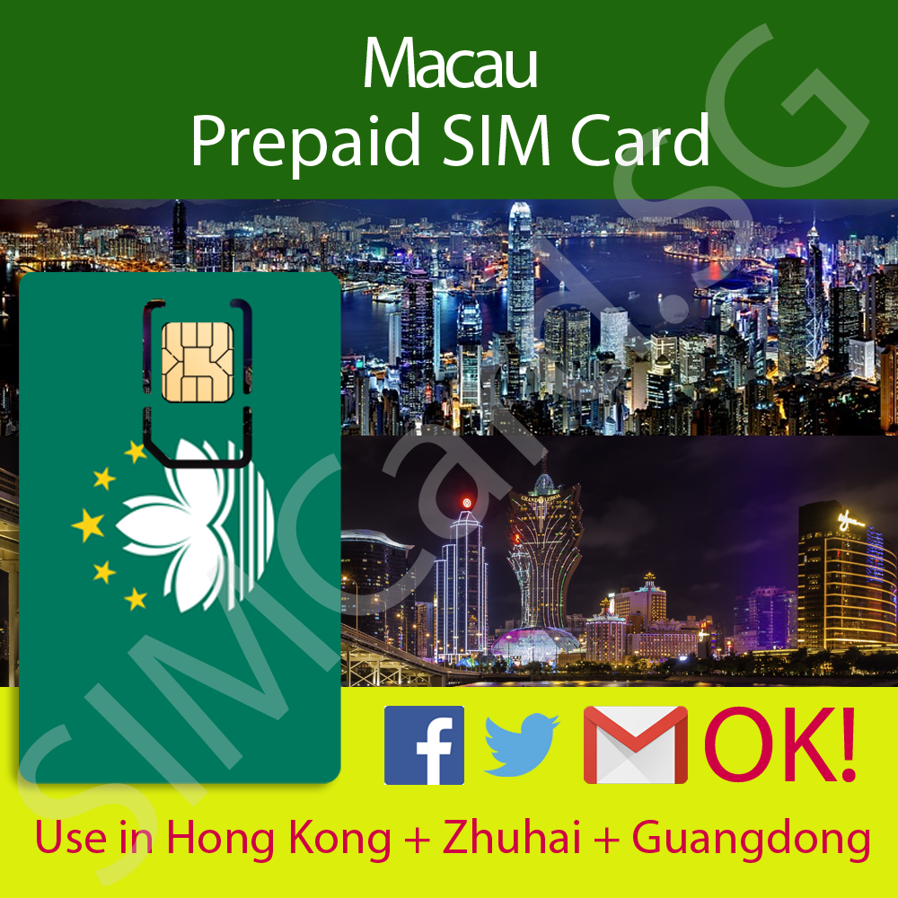 Macau Prepaid SIM Cards – SIMCard.SG