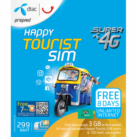 Thailand Prepaid Travel SIM Cards for Tourist – SIMCard.SG